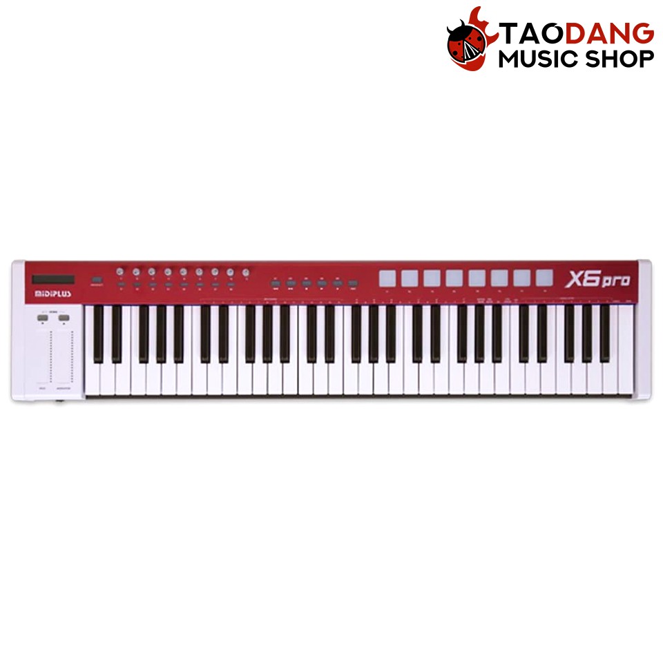 ขาย midi keyboard (คีย์บอร์ดใบ้) Midiplus รุ่น X6 Pro l ราคาถูก ของแถมเพียบ