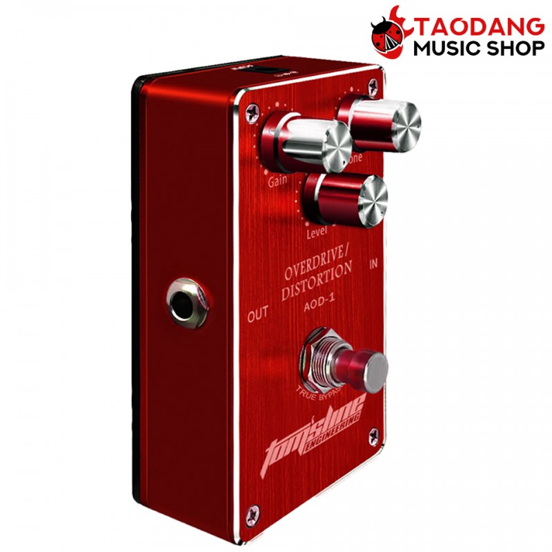 เอฟเฟคกีตาร์ไฟฟ้า Tom's Line Engineering AOD-1 สี Overdrive Red - เต่าแดง