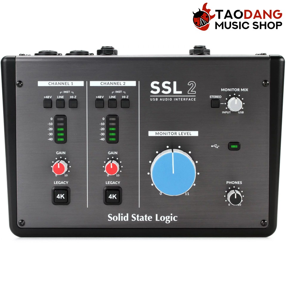 ออดิโออินเตอร์เฟส Solid State Logic SSL2 - เต่าแดง