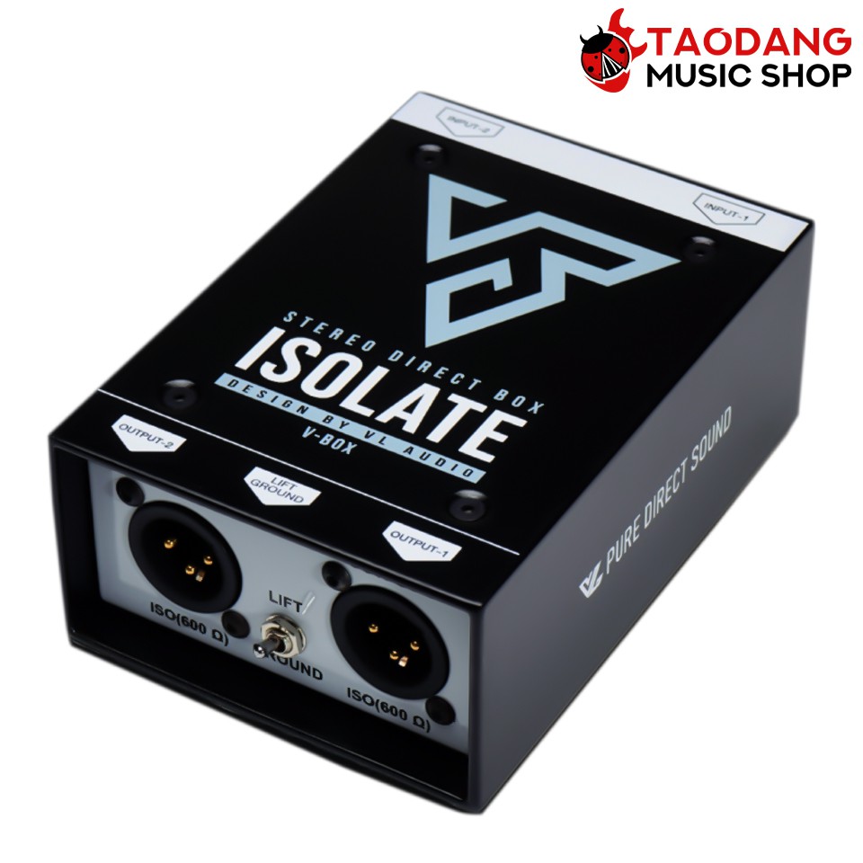 Direct Box VL Audio Stereo Isolate DI Box Mark II - เต่าแดง