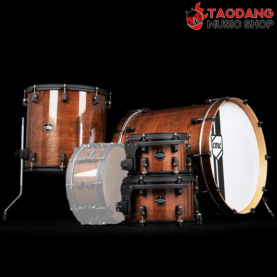 กลองชุด CMC REMIX EVO สี Tobacco Brown - เต่าแดง