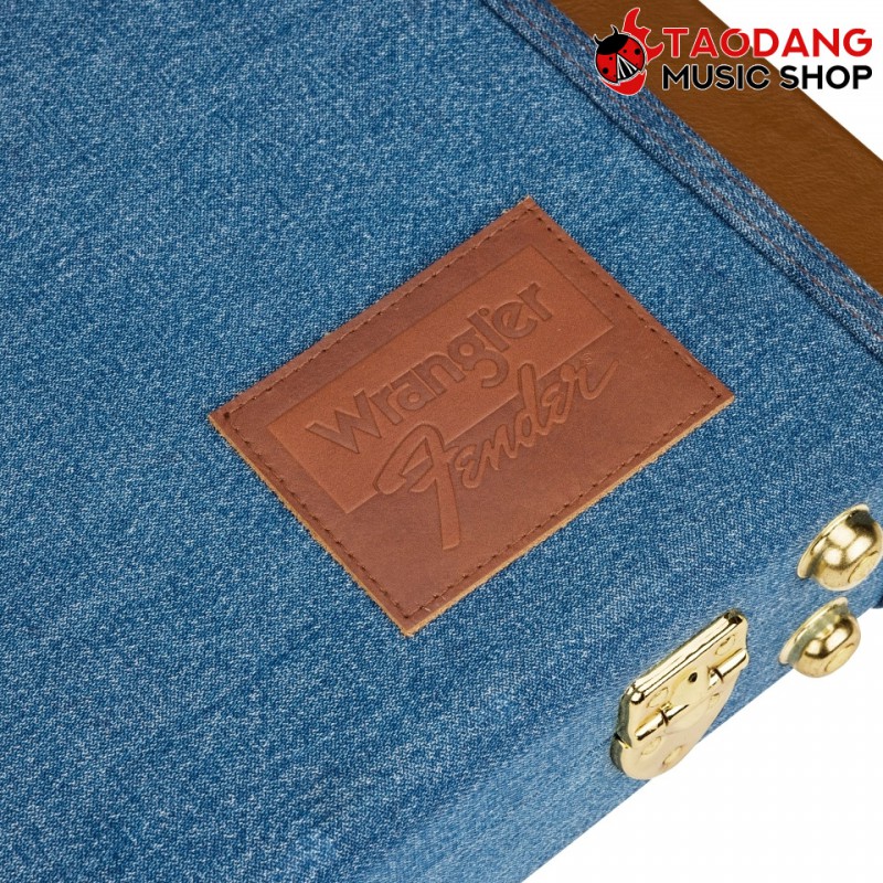 กระเป๋ากีต้าร์ไฟฟ้า Fender x Wrangler Denim case สี Indigo - เต่าแดง