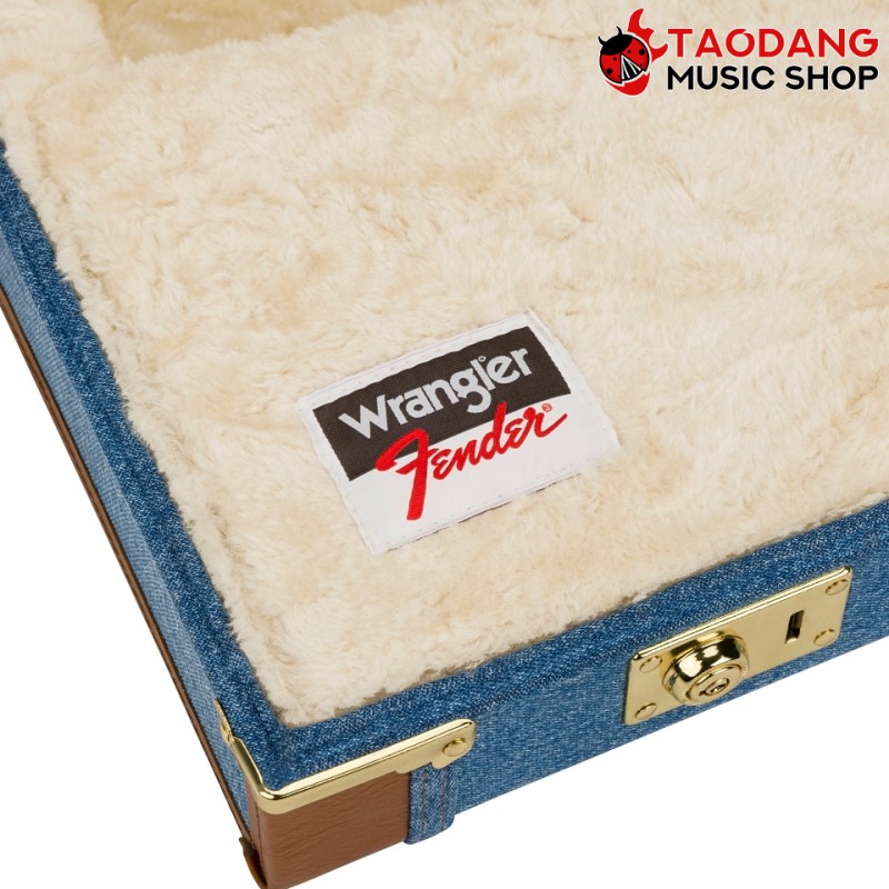 กระเป๋ากีต้าร์ไฟฟ้า Fender x Wrangler Denim case สี Indigo - เต่าแดง