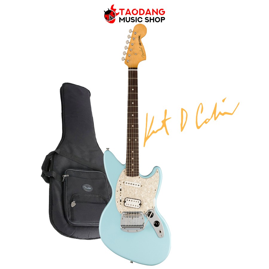 กีต้าร์ไฟฟ้า Fender Kurt Cobain Jag-Stang สี Sonic Blue - เต่าแดง