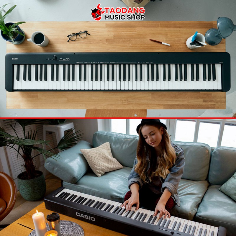 เปียโนไฟฟ้า Casio CDP-S110 (CDP-S110) สี Black - เต่าแดง