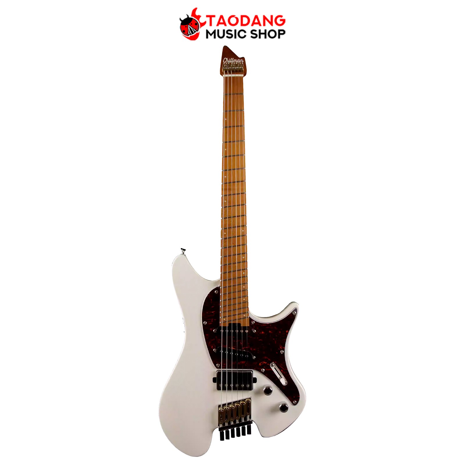 กีต้าร์ไฟฟ้า Chillman ERA Series HSS สี Pearl White - เต่าแดง