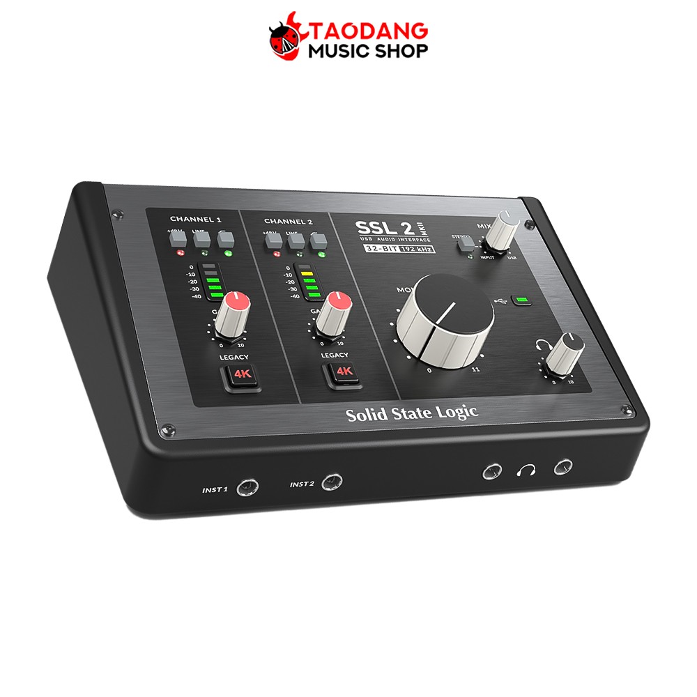 Solid state logic SSL2 MKII Black Audio Interface | Taodang