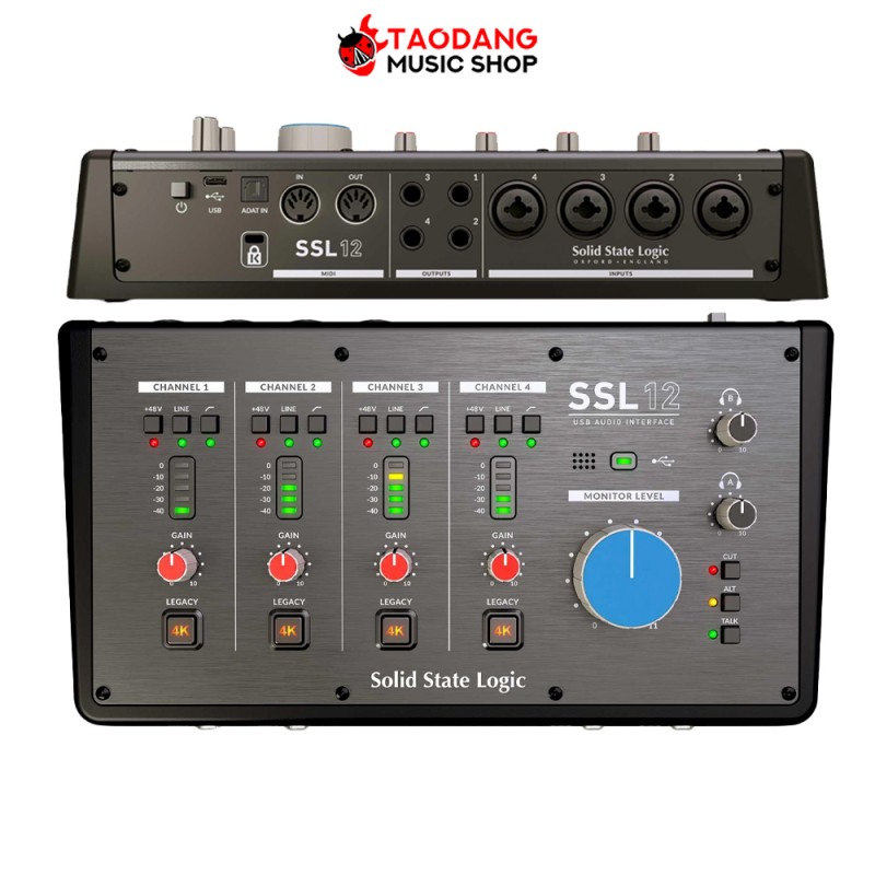 ออดิโออินเตอร์เฟส Solid State Logic SSL12 - เต่าแดง