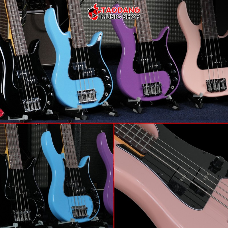 เบสไฟฟ้า Akama Mini Groove Bass สี Sonic Blue - เต่าแดง
