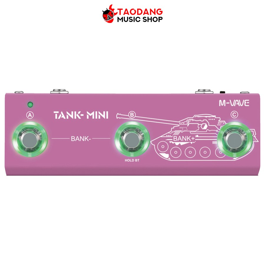 มัลติเอฟเฟค M Vave Tank Mini Pink ราคาดีมีโปร พร้อม Presetsเสียง|เต่าแดง