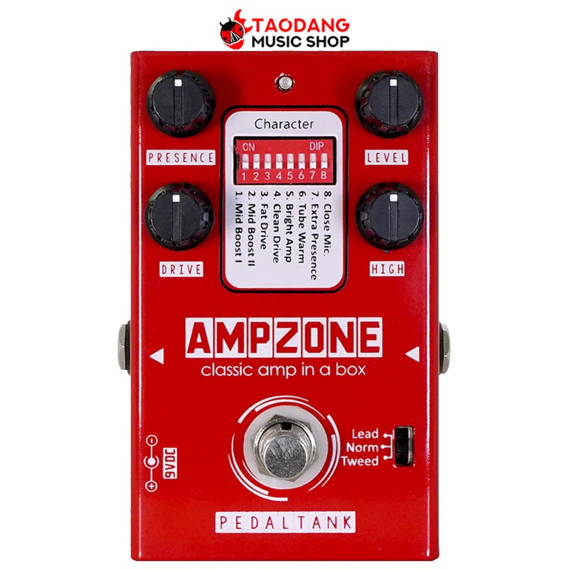 เอฟเฟคกีต้าร์ PedaTank Amp Zone classic amp in a box - เต่าแดง