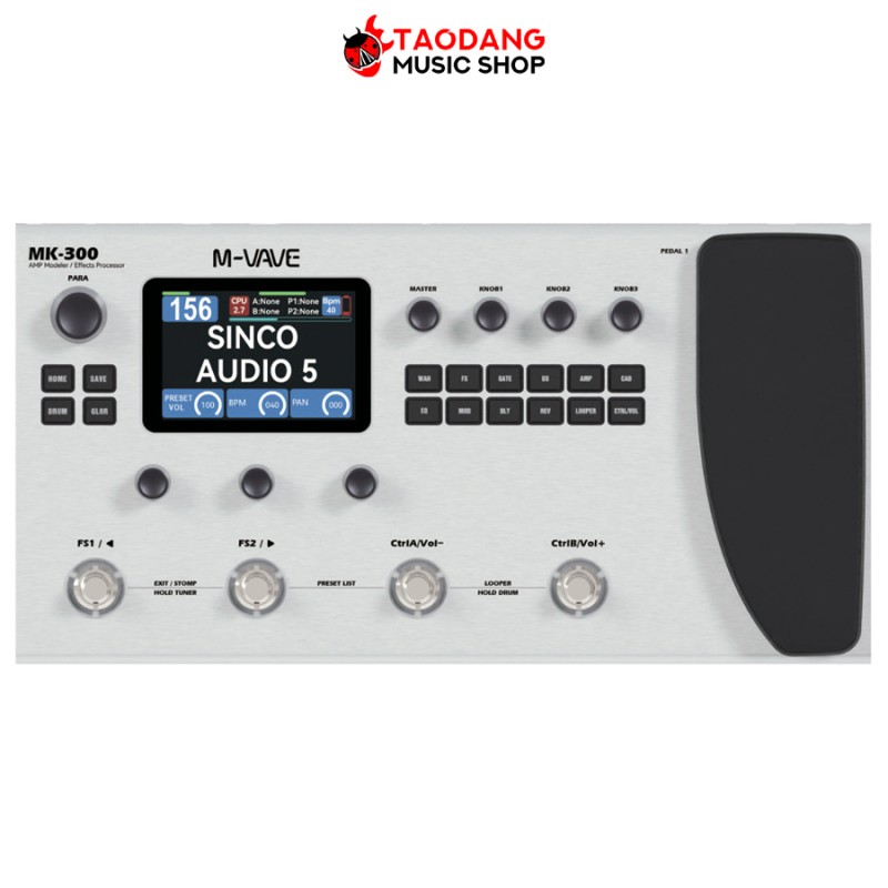 M Vave MK300 Silver Multi Effects Best Price, 0% Installment | Taodang