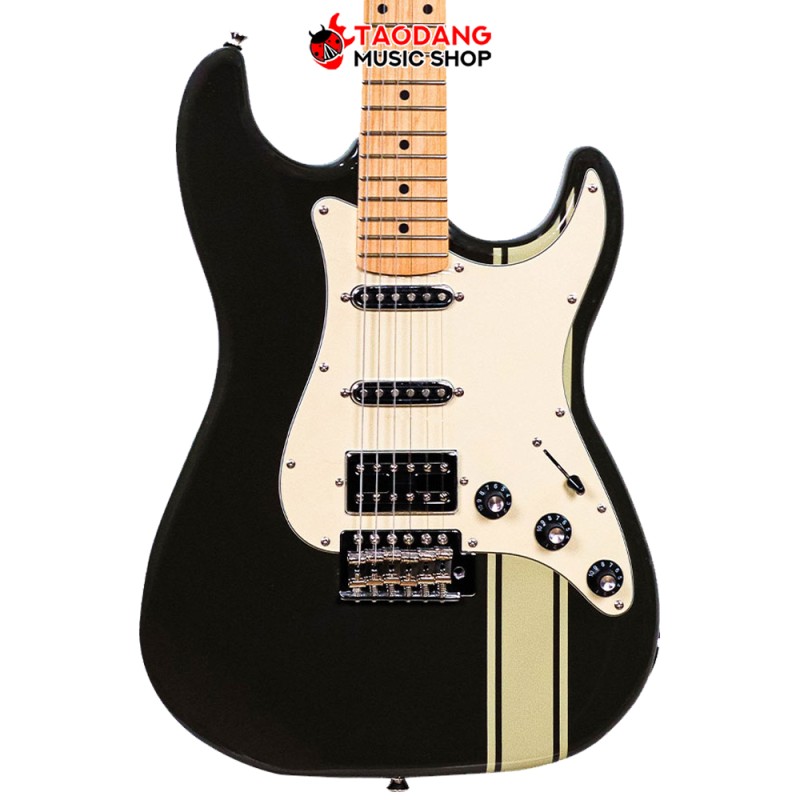 กีต้าร์ไฟฟ้า Kazuki ZEN Series Yellowish Green Brown Stripe | เต่าแดง