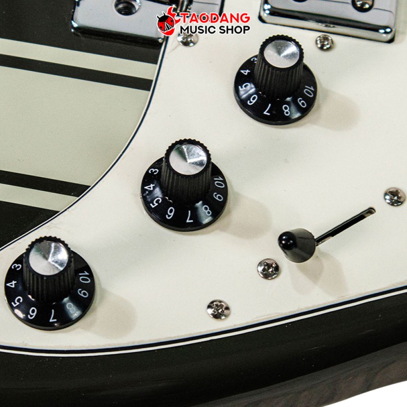 กีต้าร์ไฟฟ้า Kazuki ZEN Series Yellowish Green Brown Stripe | เต่าแดง