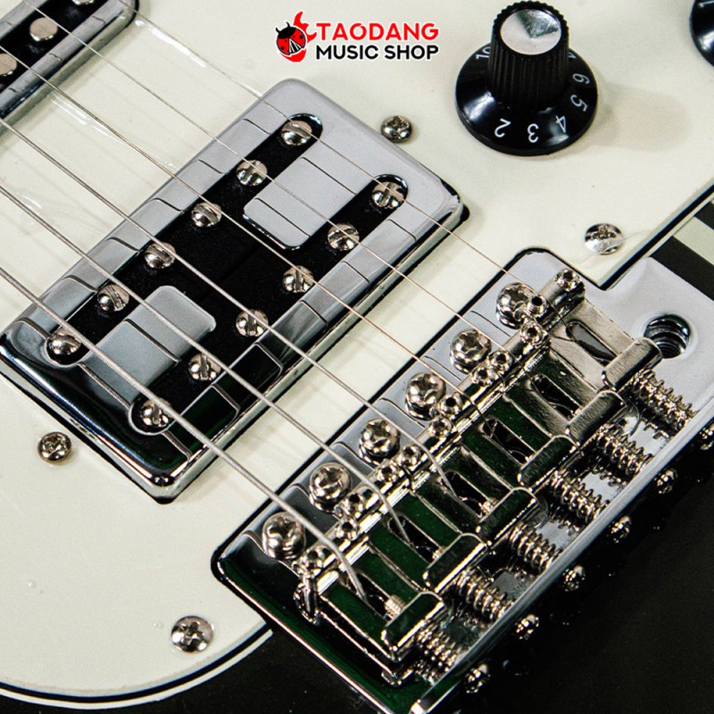 กีต้าร์ไฟฟ้า Kazuki ZEN Series Yellowish Green Brown Stripe | เต่าแดง