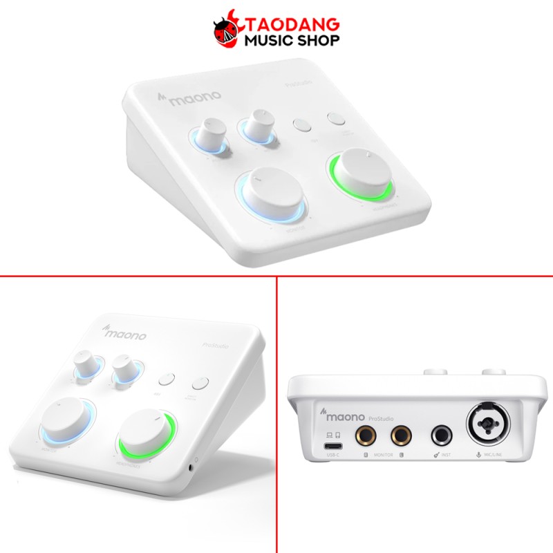 Audio Interface Maono PS22 Lite White - เต่าแดง