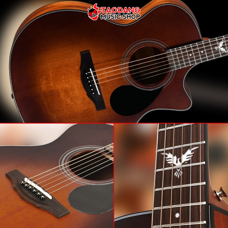 Kepma F0B GA Cherry Red Matte Acoustic Guitar 0% Installment l Taodang